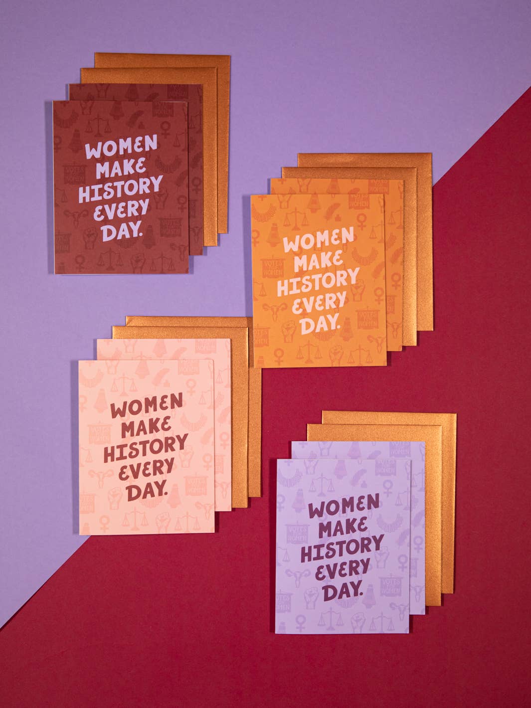 Women Make History Every Day Note Card (Set of 8) – National Women's ...