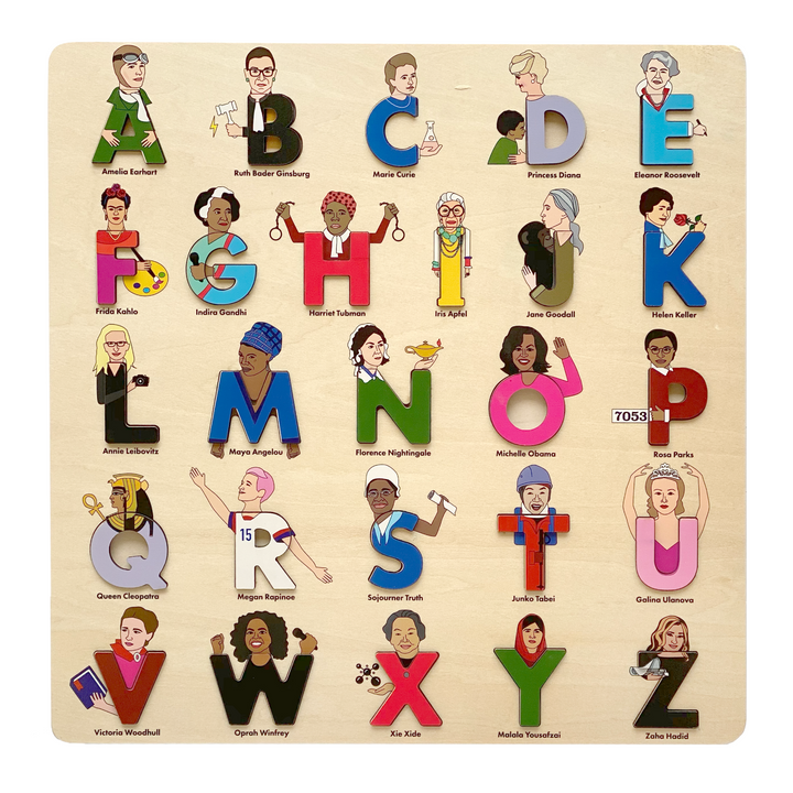 Lady Legends Wooden Alphabet Puzzle – National Women's History Museum