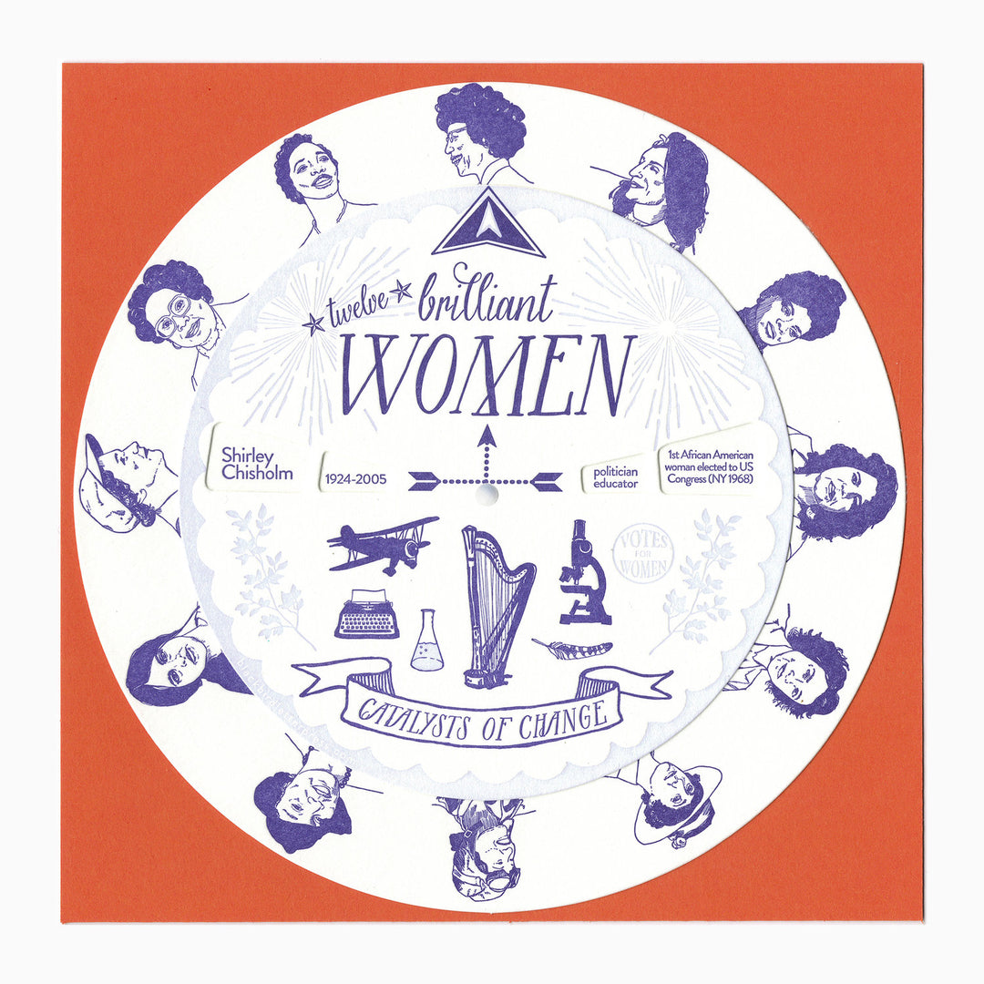 Brilliant Women Letterpress Spinner – National Women's History Museum