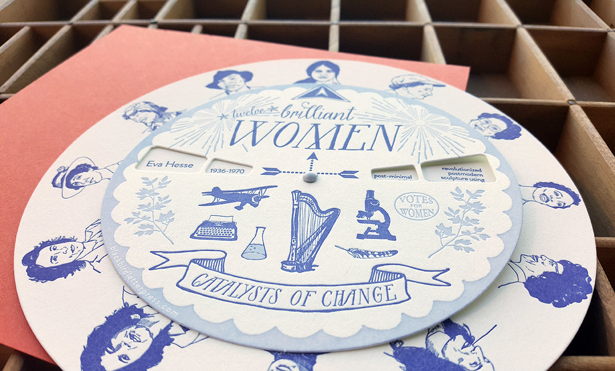Brilliant Women Letterpress Spinner – National Women's History Museum